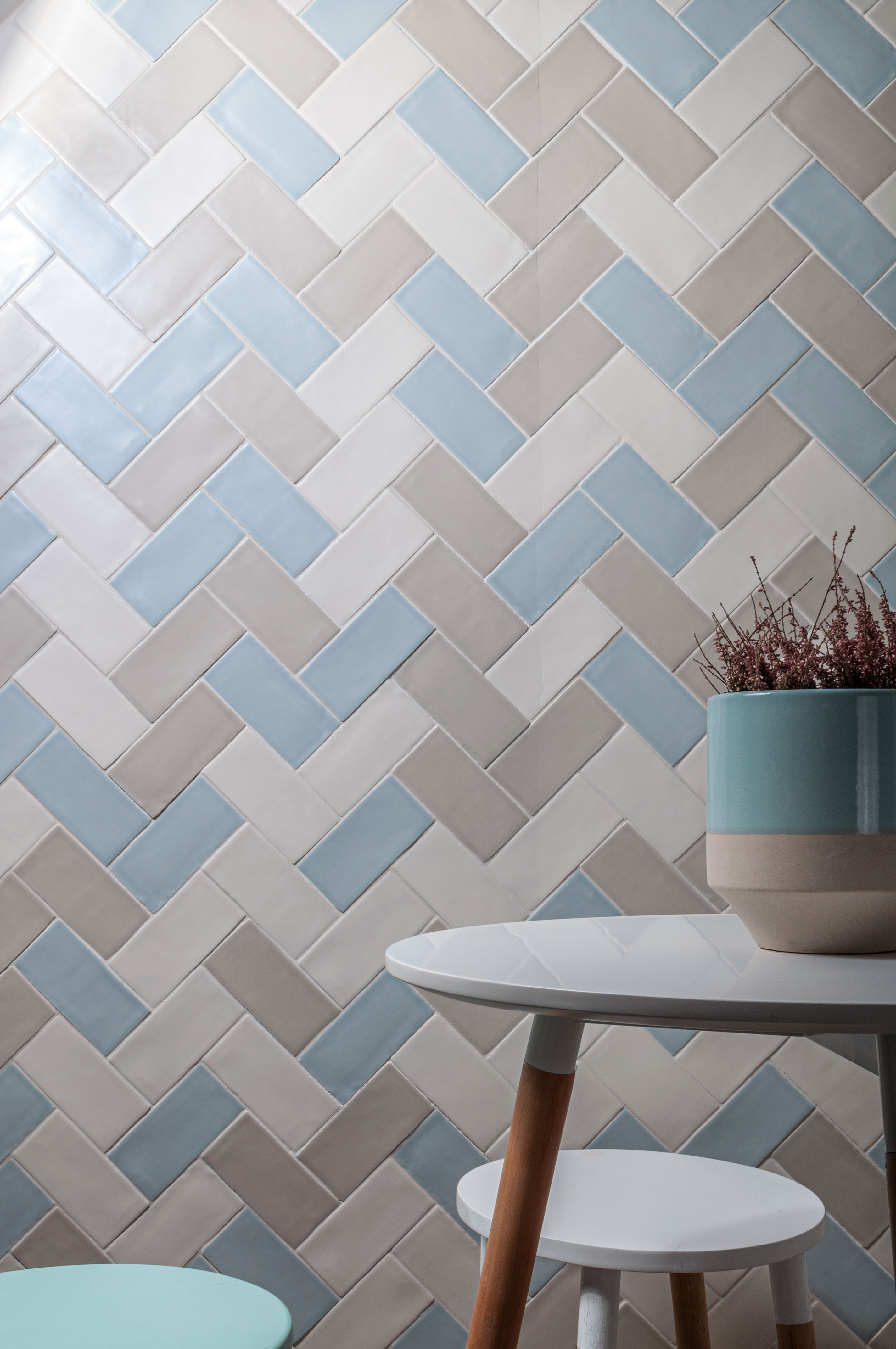 Catalea Gres Taby Metrofliese Grau Matt 7,5x15 cm – Moderne Wandfliesen
